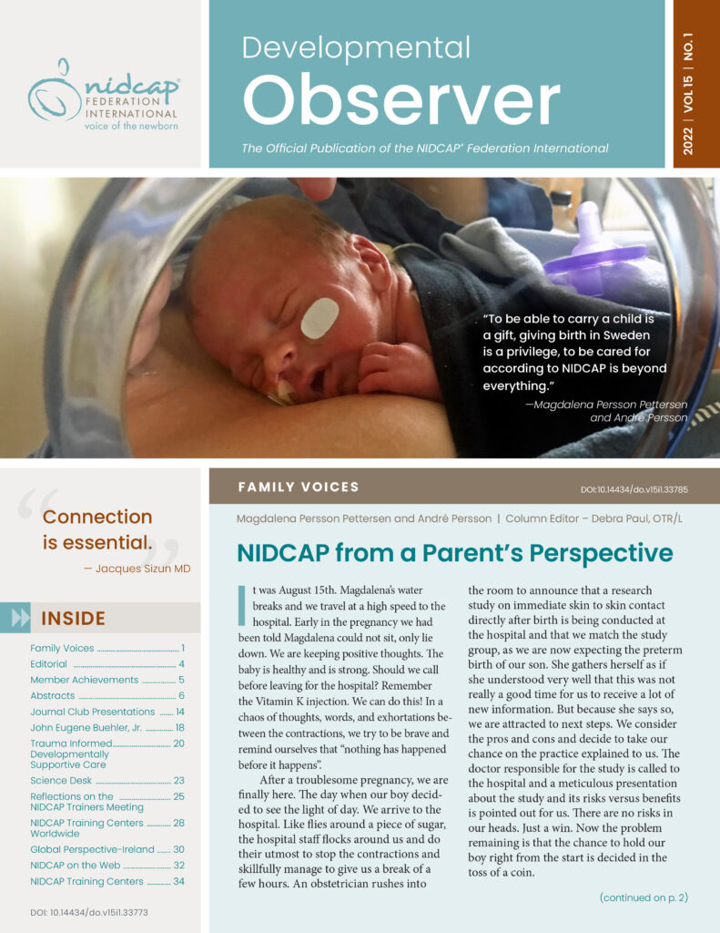 Developmental Observer - NIDCAP