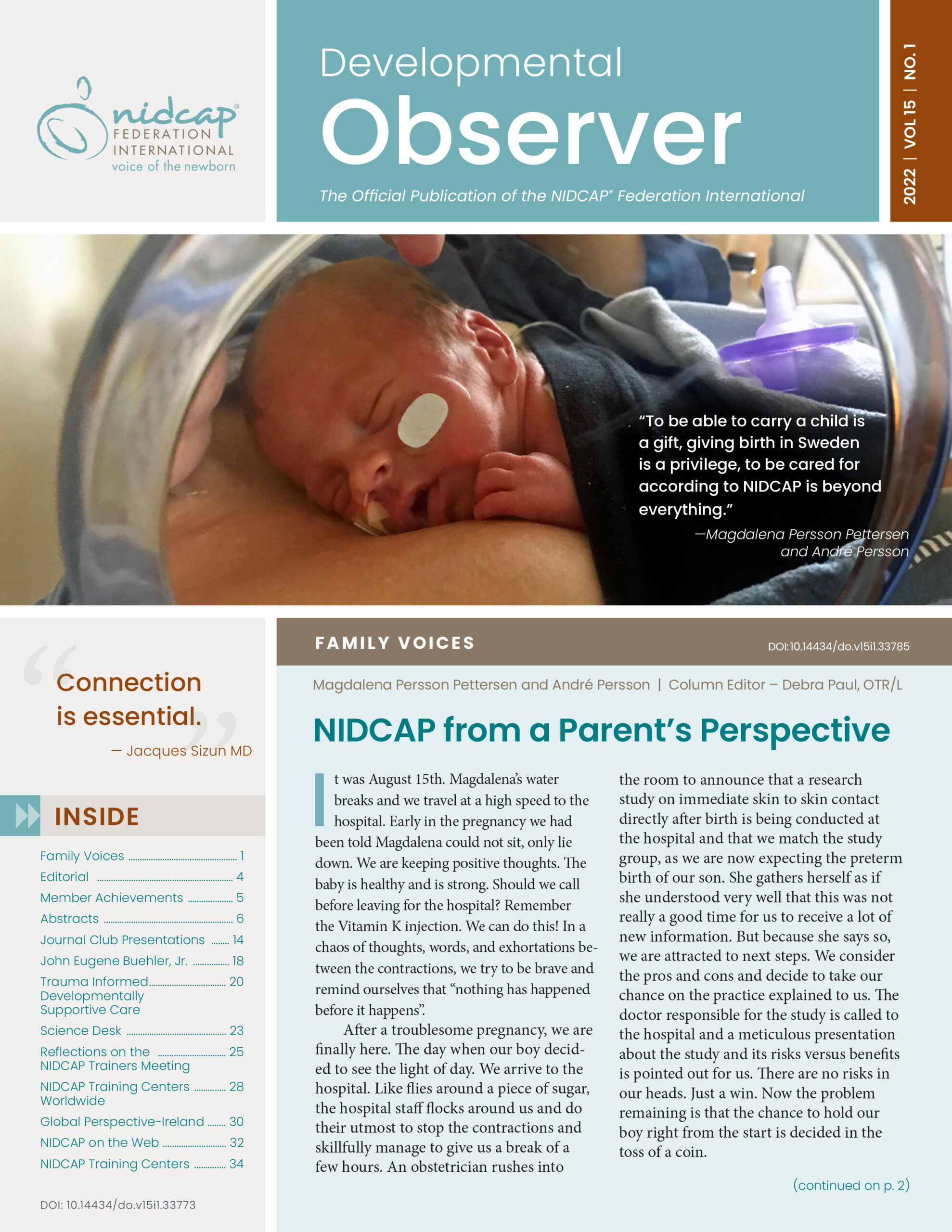 Developmental Observer - NIDCAP